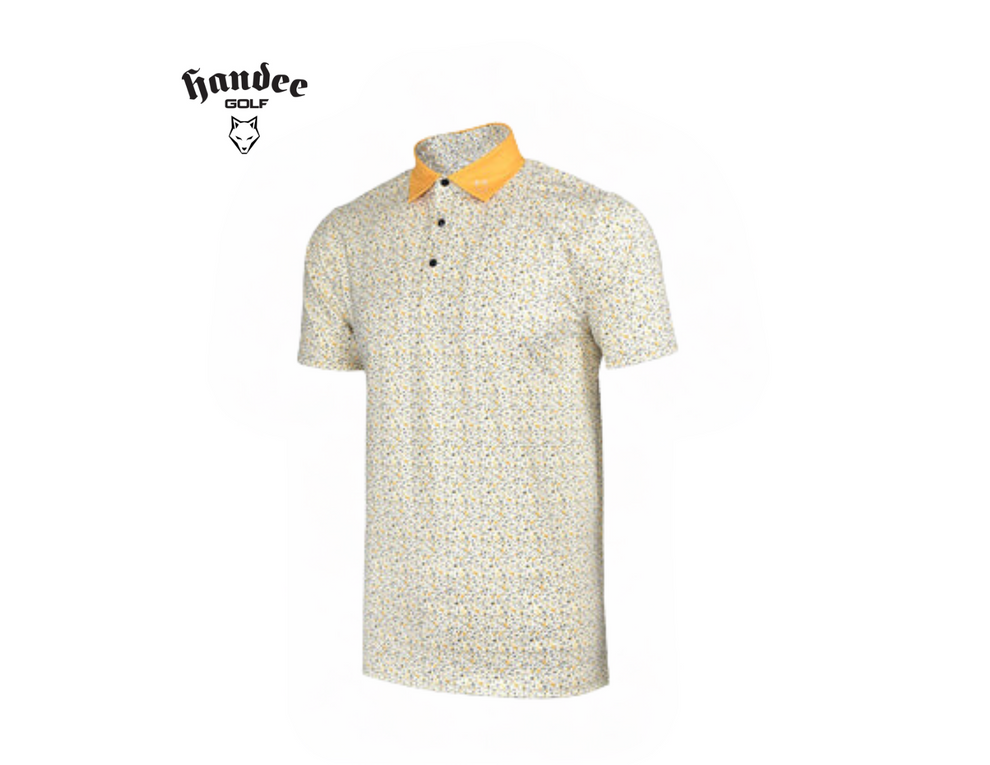 Handee Golf Men Terrazzo Print Golf Shirt